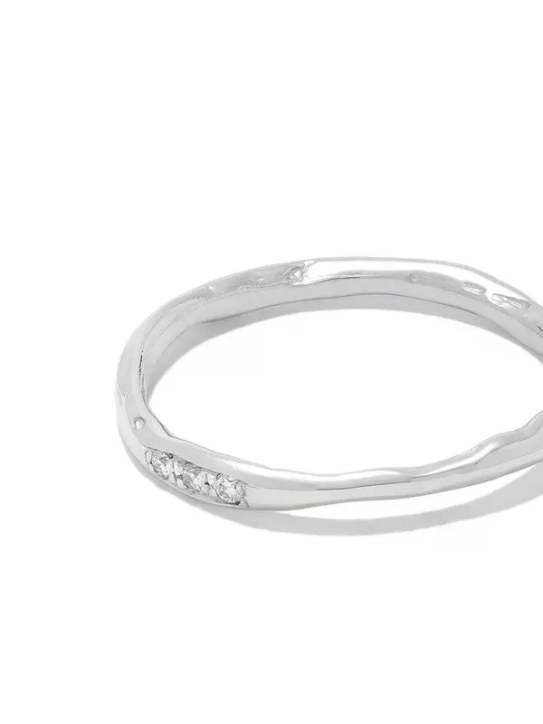 WOUTERS & HENDRIX 18kt White Gold Diamond Band Ring