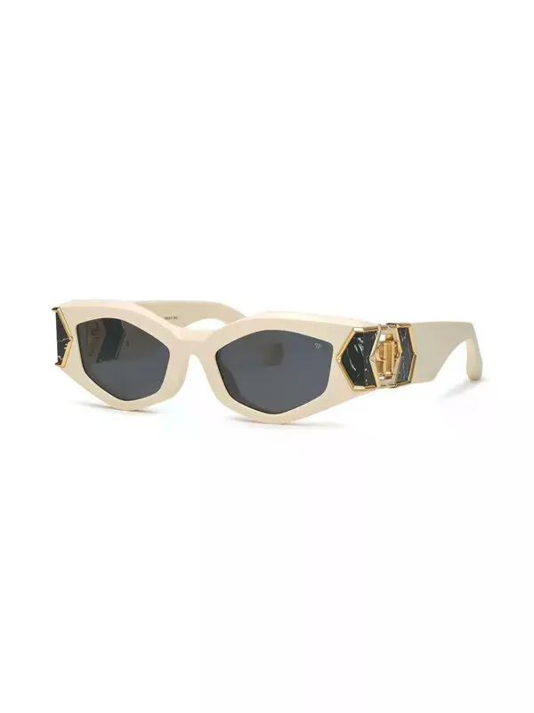 Philipp Plein Hera Cat-eye Sunglasses - Neutrals