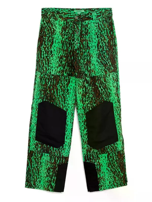 STAIN SHADE Leopard-print Trousers