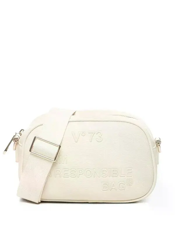 V°73 Logo-engraved Leather Shoulder Bag
