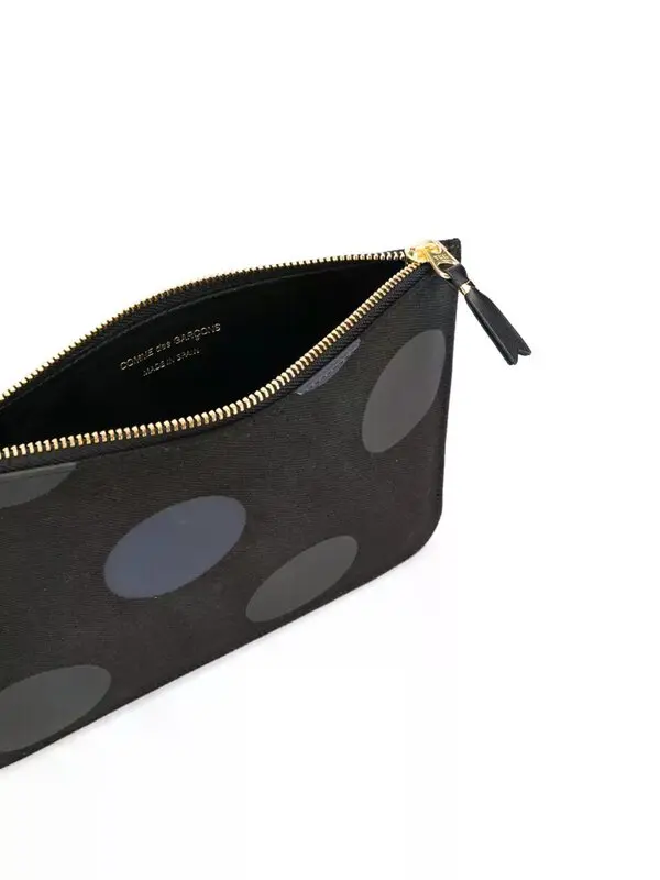 Comme Des Garçons Polka Dot Printed Wallet
