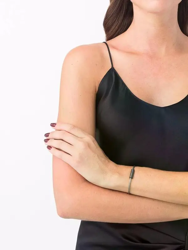Le Gramme 5g Polished Ceramic Cable Bracelet