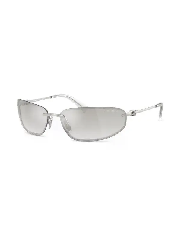 Miu Miu Tone Wraparound Sunglasses