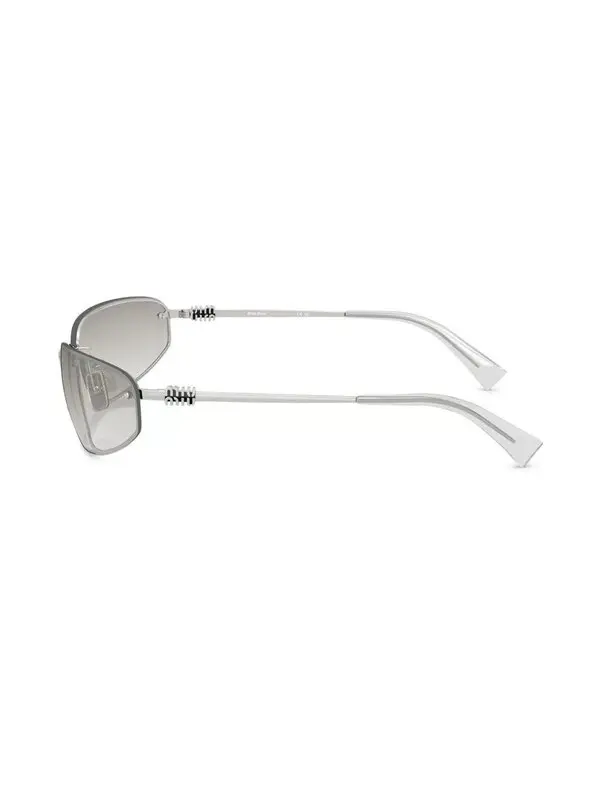 Miu Miu Tone Wraparound Sunglasses