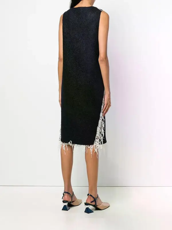 Calvin Klein Embellished Flared Midi Dress