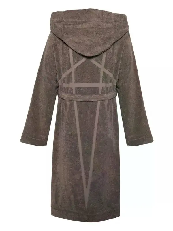 Rick Owens Pentagram Cotton Bath Robe