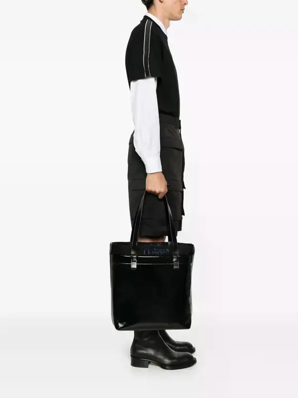 Alexander McQueen Coated Finish Shoulder Bag