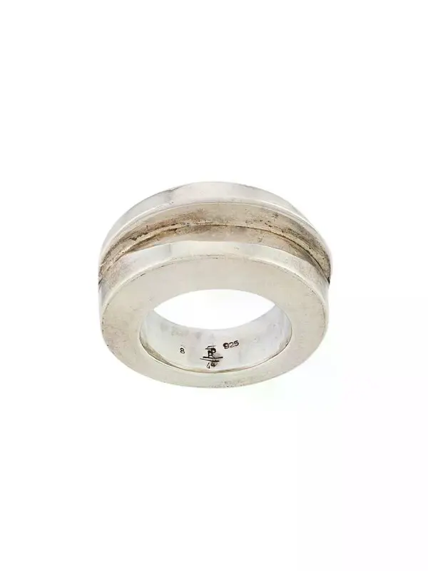 PARTS OF FOUR Foldform Crescent Ring - Silver