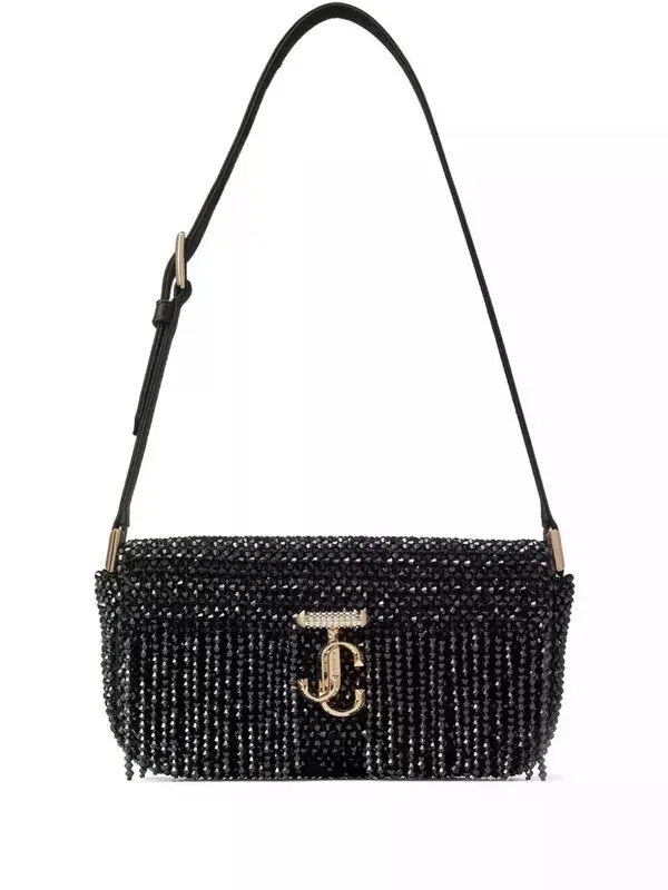 JIMMY CHOO Avenue Mini Shoulder Bag - Black