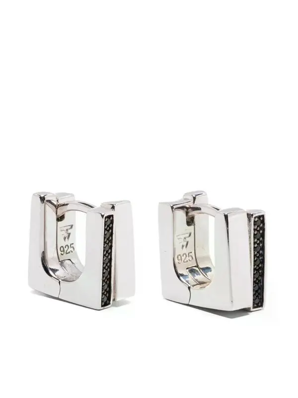 Tom Wood Step Huggies Earrings