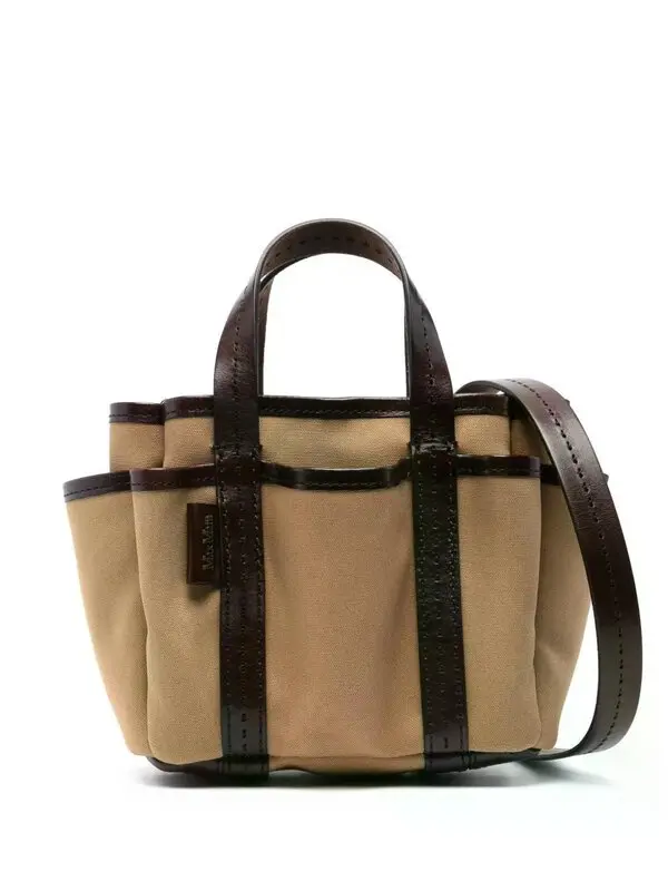 Max Mara Mini Giardiniera Tote Bag - Brown