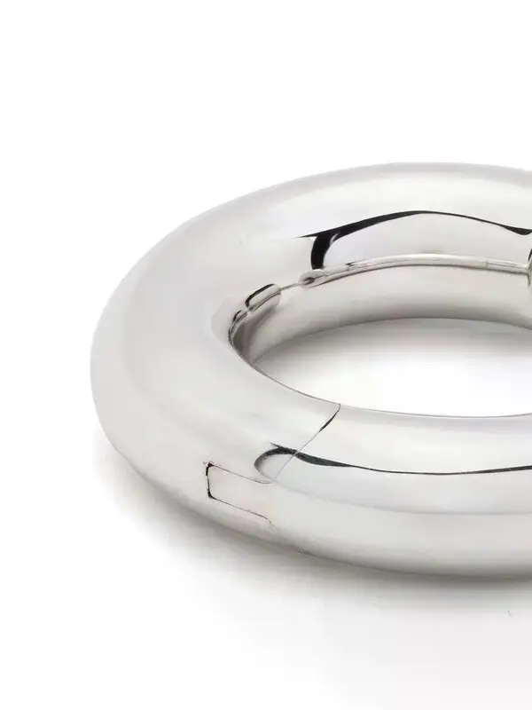 Tom Wood Medium Chunky Hoop Earrings - Silver
