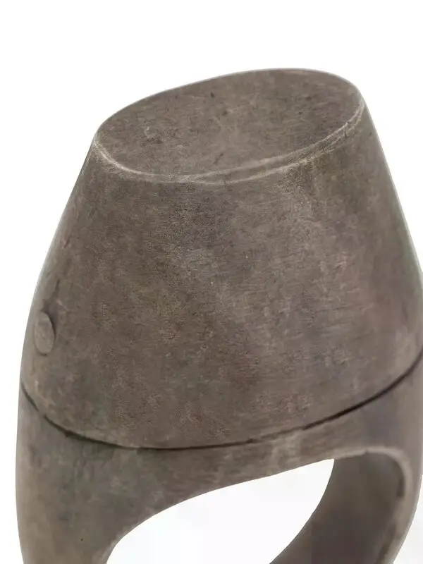 PARTS OF FOUR Geo Elipse Invert Ring - Silver