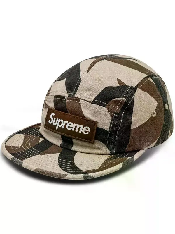 Supreme Military Print Camp Cap