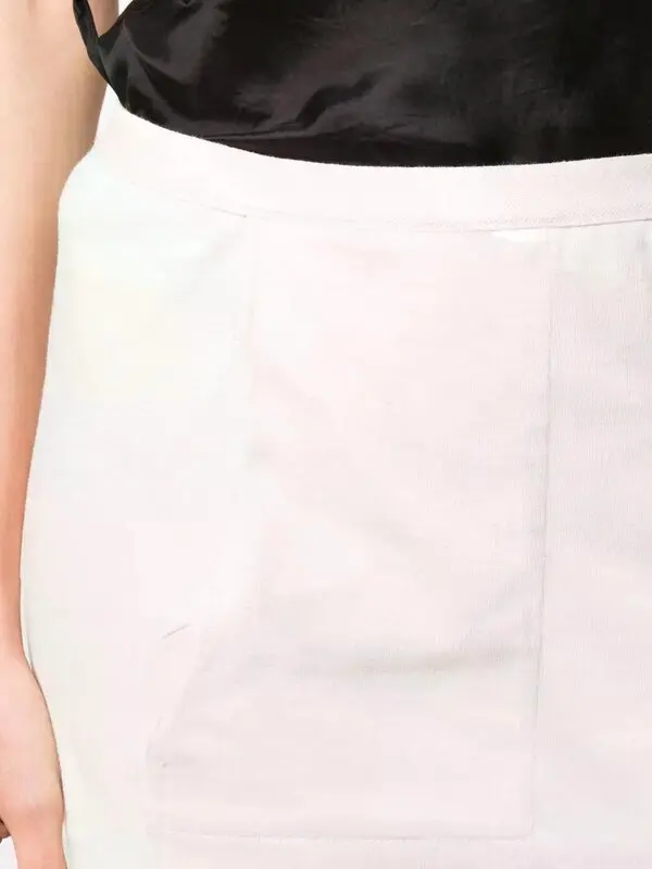 Rick Owens Mini Skirt With Front Slit