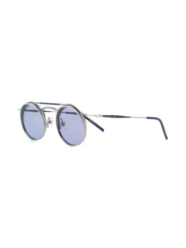 Matsuda Silver-tone Round-frame Sunglasses