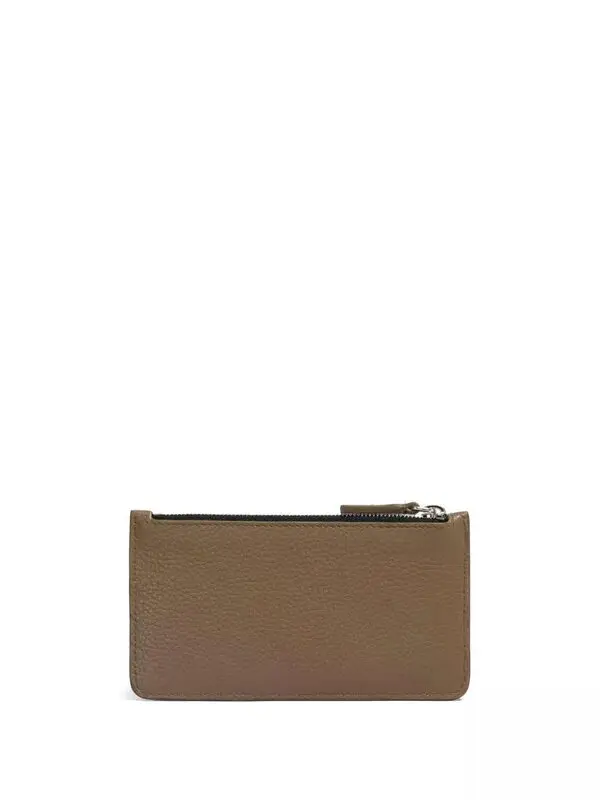 Marni Embroidered-logo Cardholder - Neutrals