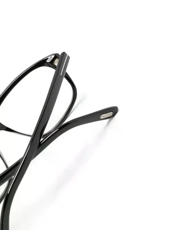 TOM FORD Logo Plaque Square Frame Glasses