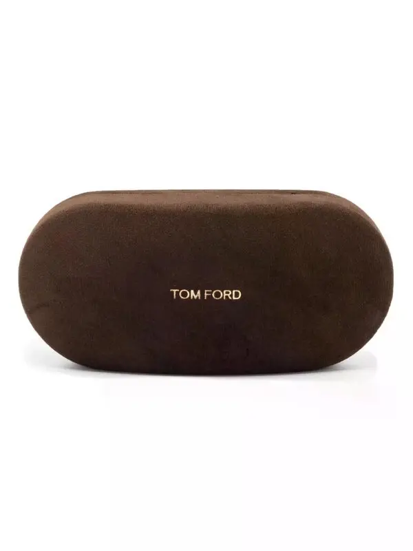 TOM FORD Logo Plaque Square Frame Glasses