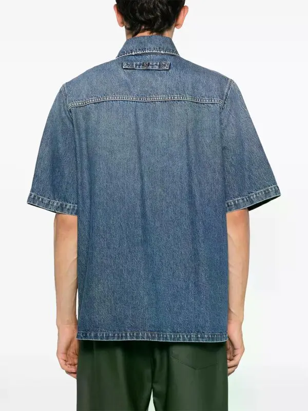 Fendi Multi-pocket Denim Shirt