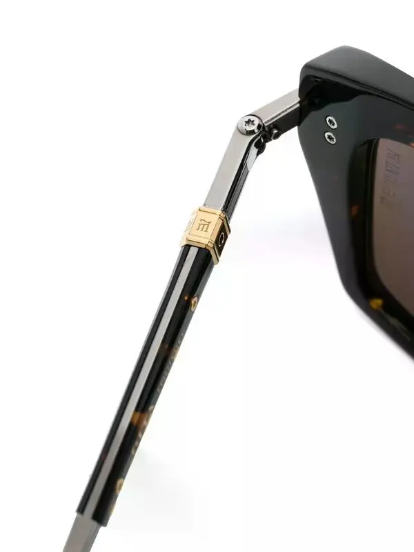Dita Tortoiseshell-effect Square Frame Sunglasses