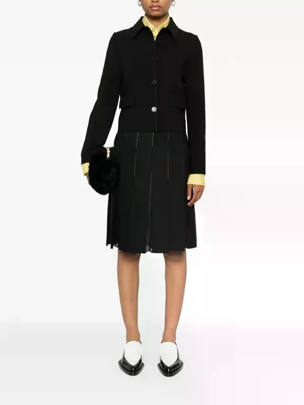 Marni Pleated Midi Skirt