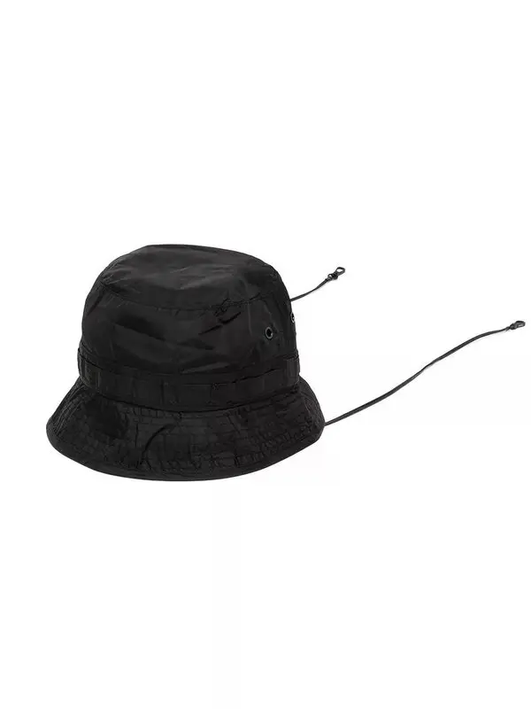 JUUN.J Self-tie Fastening Bucket Hat - Black