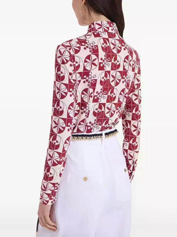 La DoubleJ Geometric Print Shirt