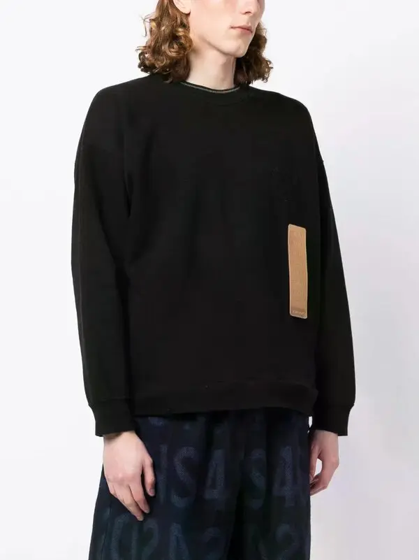 4SDESIGNS Utep-print Cotton Sweatshirt