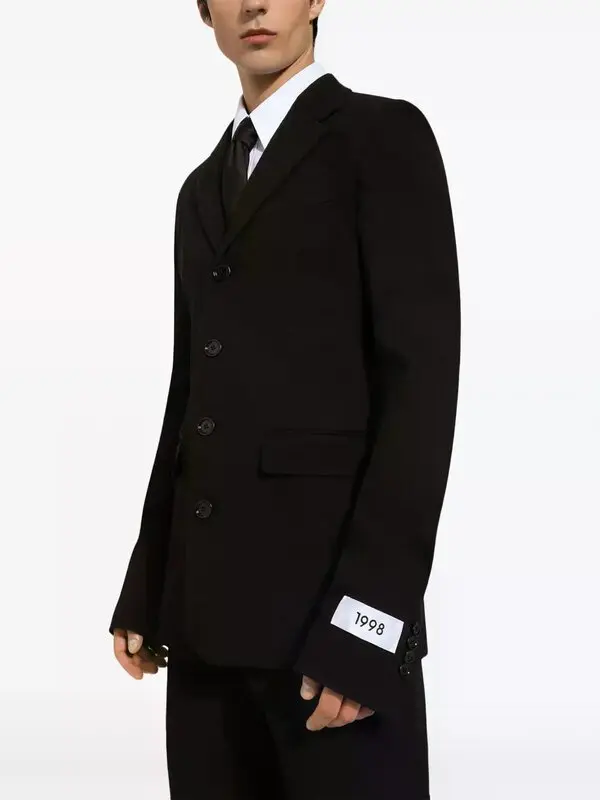 Dolce & Gabbana Single-breasted Cotton-blend Blazer