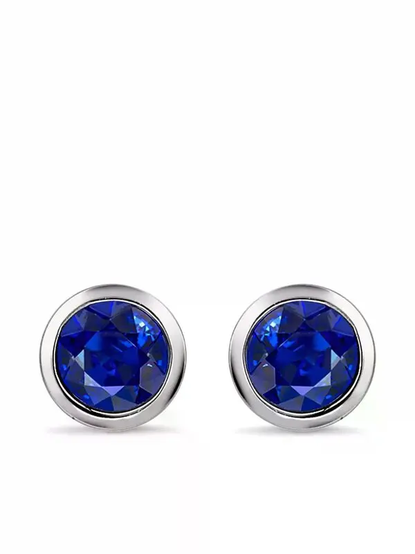 PRAGNELL 18kt White Gold Sapphire Sundance Earrings - Silver