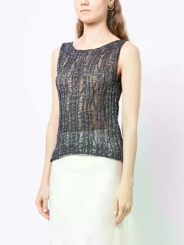 Voz Lace Knit Tank Top