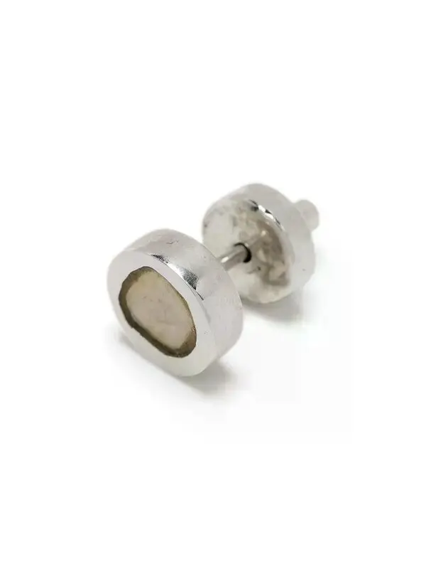 PARTS OF FOUR Diamond-encrusted Single Earring - Silver