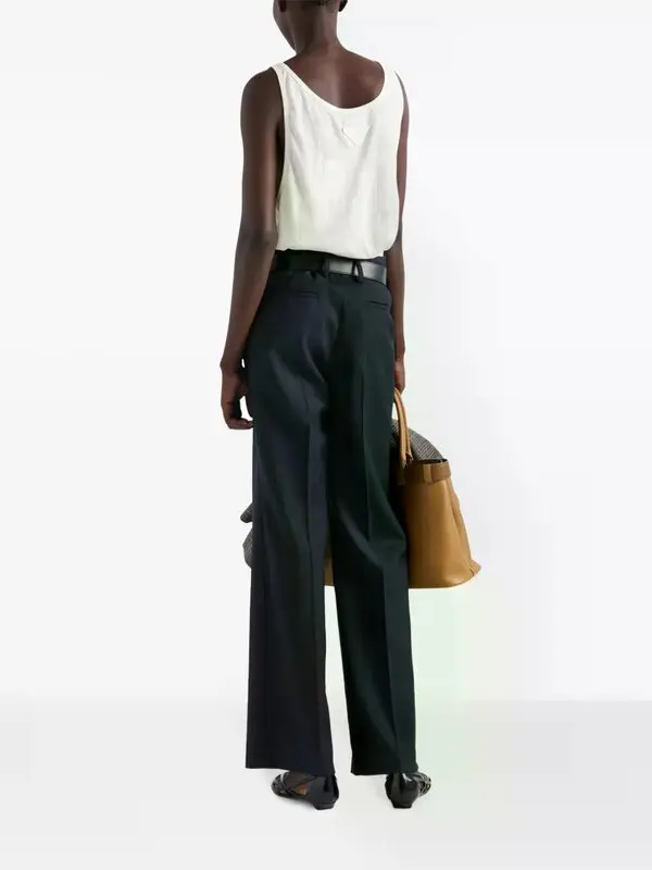 Prada Ribbed Knit Tank Top