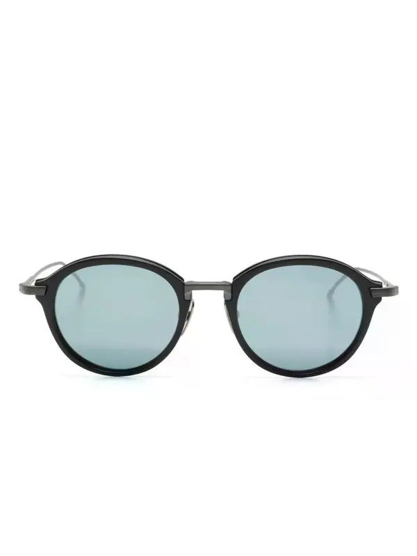 Thom Browne Round Frame Sunglasses - Black