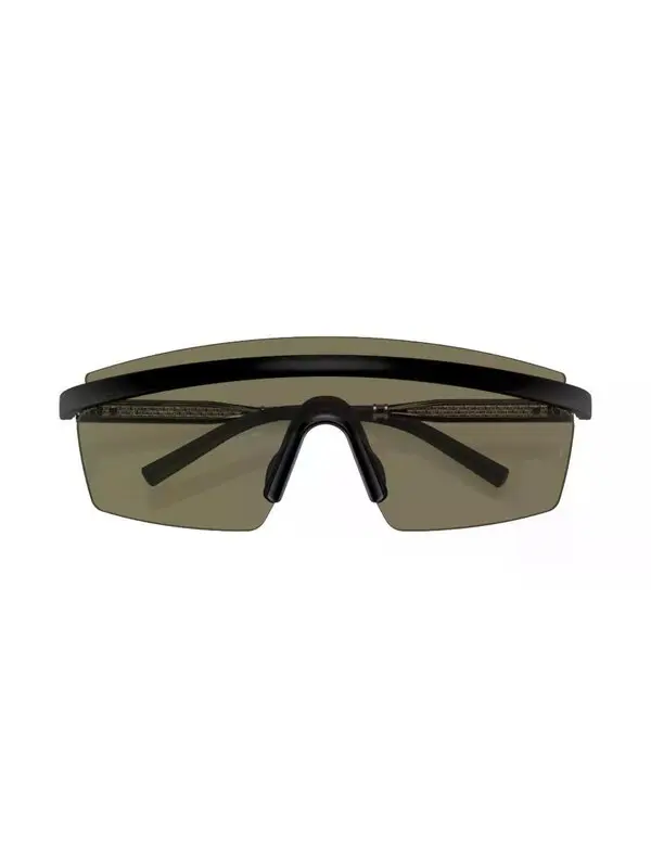 Oliver Spencer R-4 Mask Frame Sunglasses - Black