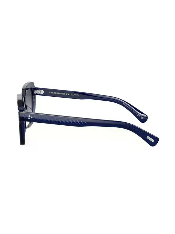 Oliver Spencer Kienna Square Frame Sunglasses - Blue