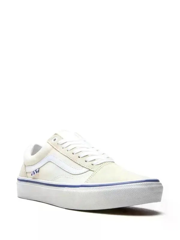 VANS Skate Old Skool Cream Suede And Canvas Sneakers - White