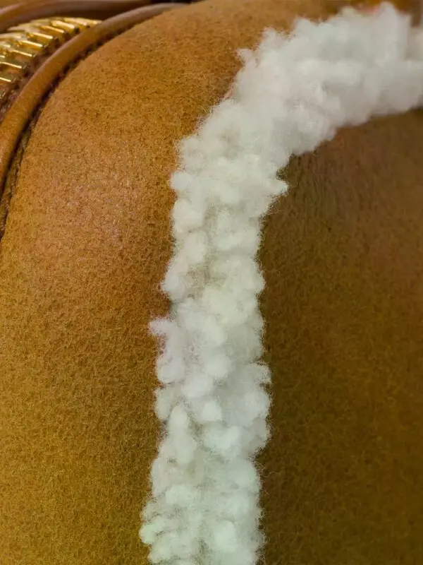 Miu Miu Arcadie Shearling Trimmed Tote Bag