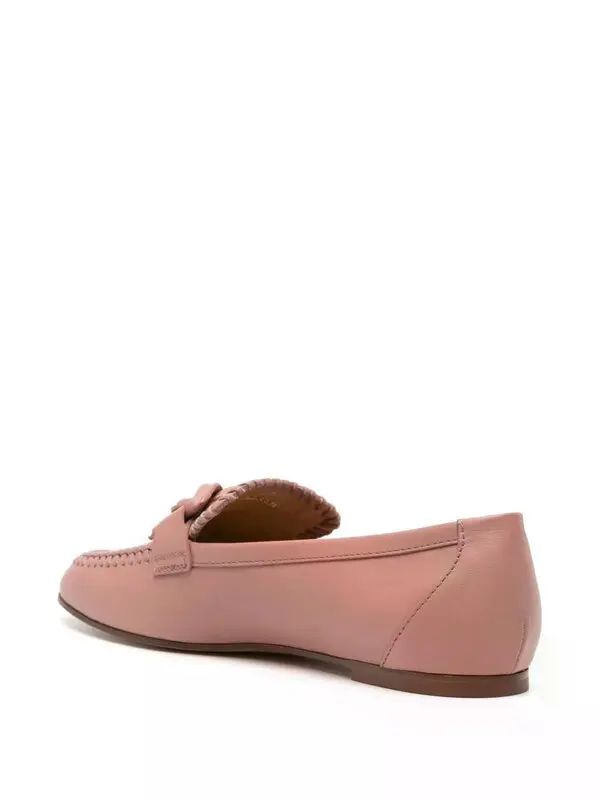 TOD'S Kate Braided-detail Loafers
