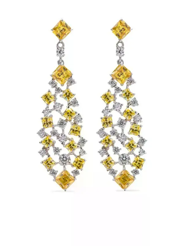 JUWELINA PARIS Gerbera Earrings - Silver