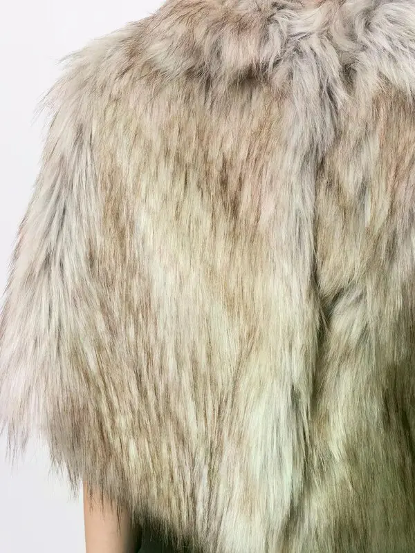 UNREAL FUR Faux Fur Cropped Cape
