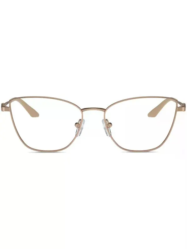 Armani Exchange Logo-plaque Cat-eye Glasses - Pink