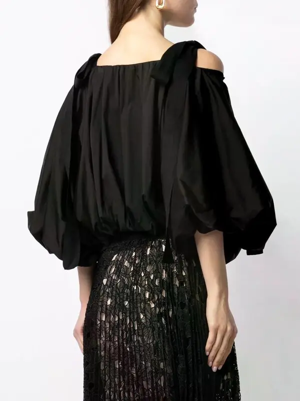Goen.j Voluminous Cotton-blend Blouse