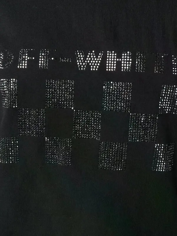 Off-White Embellished Logo Print T-shirt