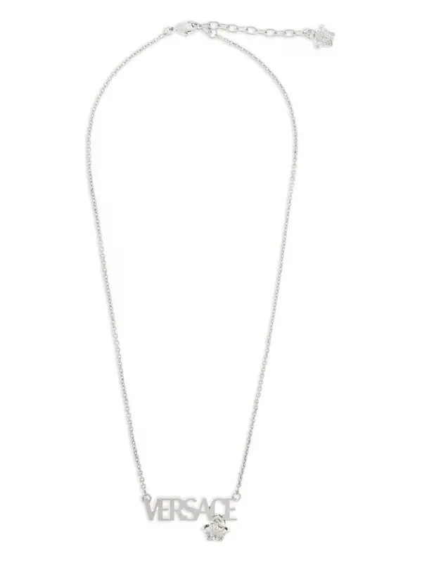 Versace Logo-lettering Necklace