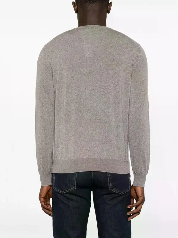 Canali Two-tone Wool Jumper