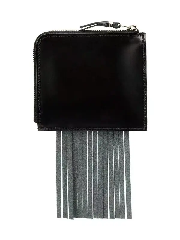 Comme Des Garçons Fringed Cardholder - Black