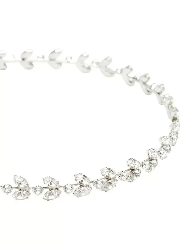 JENNIFER BEHR Roselyn Crystal-embellished Headband - Silver