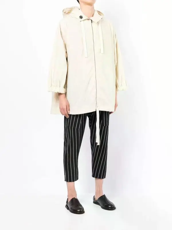 TOOGOOD Hooded Cotton Drawstring Coat